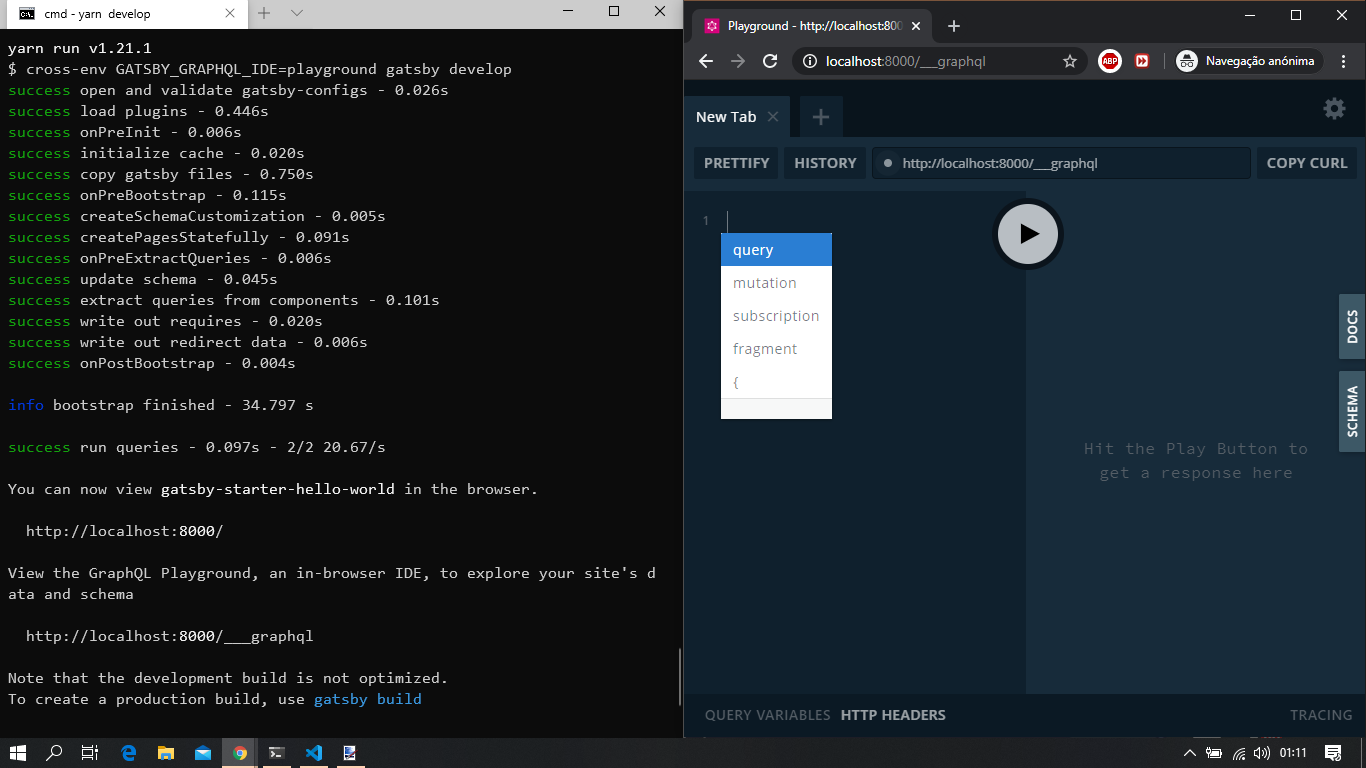 Unable to run GraphQL Playground. · Issue #16999 · gatsbyjs/gatsby · GitHub