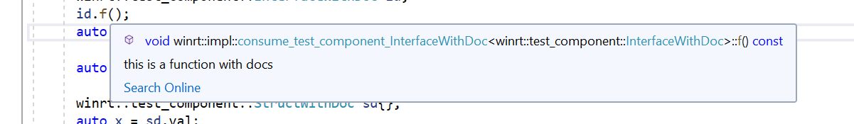 Produce IntelliSense comments from winmd custom attributes · Issue #804 ...