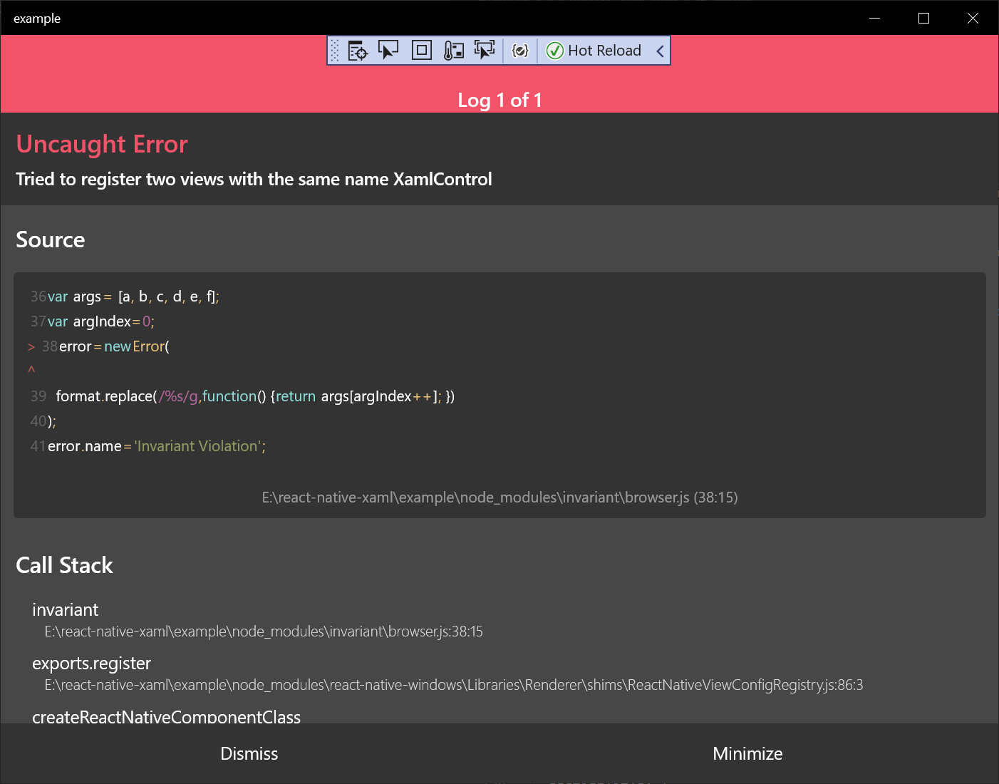 "Tried to register two views with the same name" when refreshing a TS file · Issue #6998 ...
