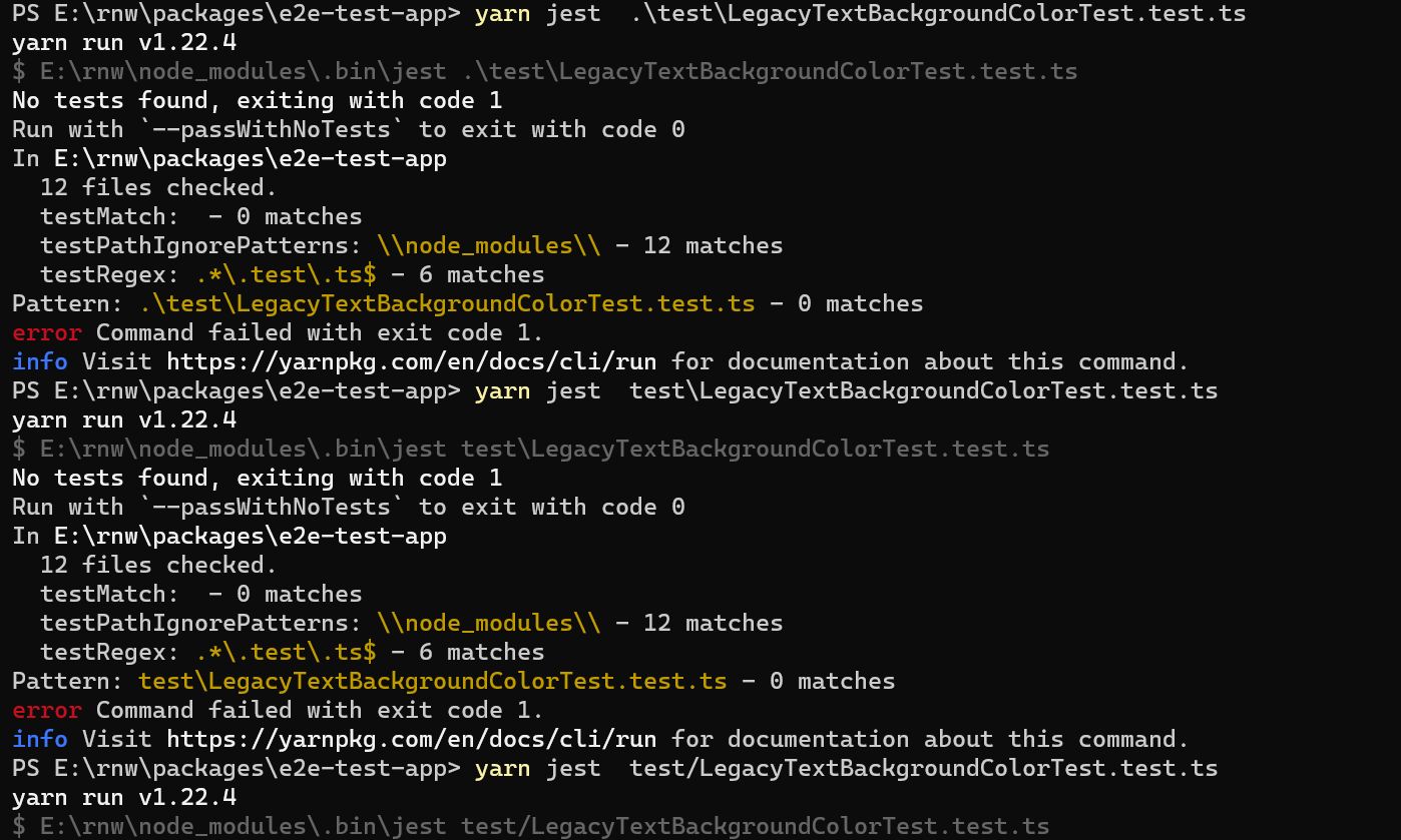 e2e tests launch app for non-matching tests · Issue #7240 · microsoft ...