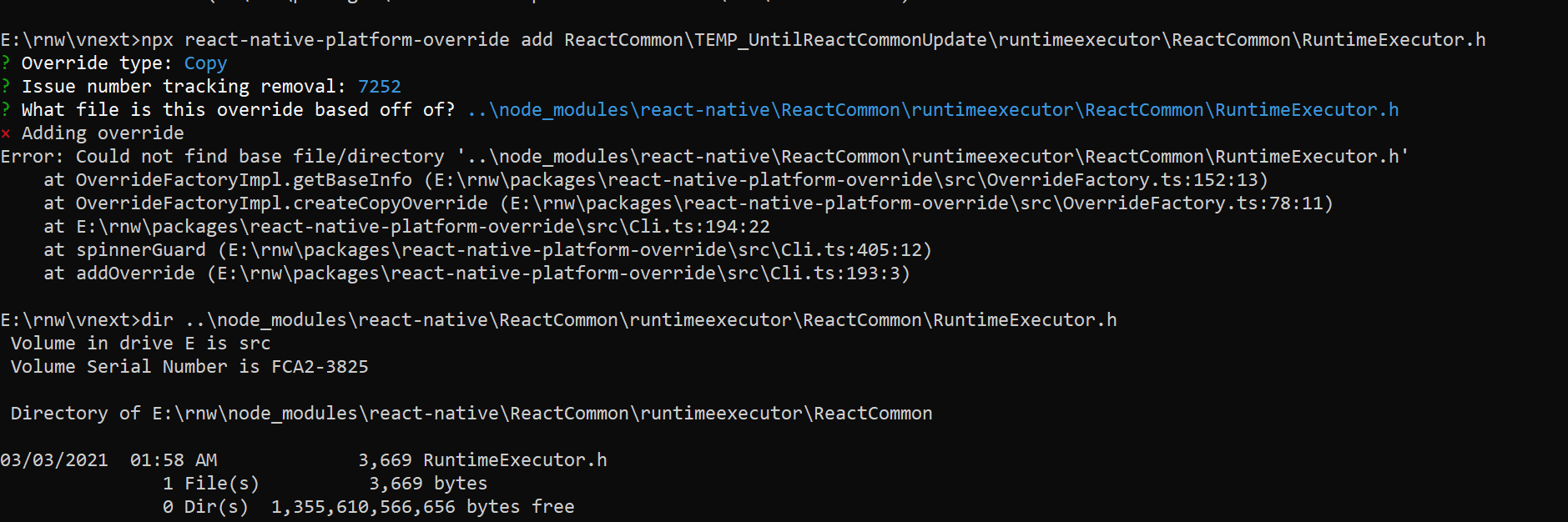 Override tool needs better error messaging/instructions · Issue #7253 ...