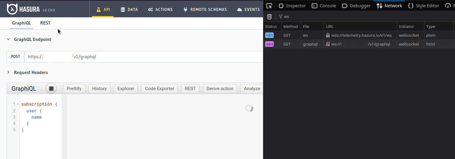 Subscription Not Working In Console Running Locally · Issue 9475 · Hasuragraphql Engine · Github 