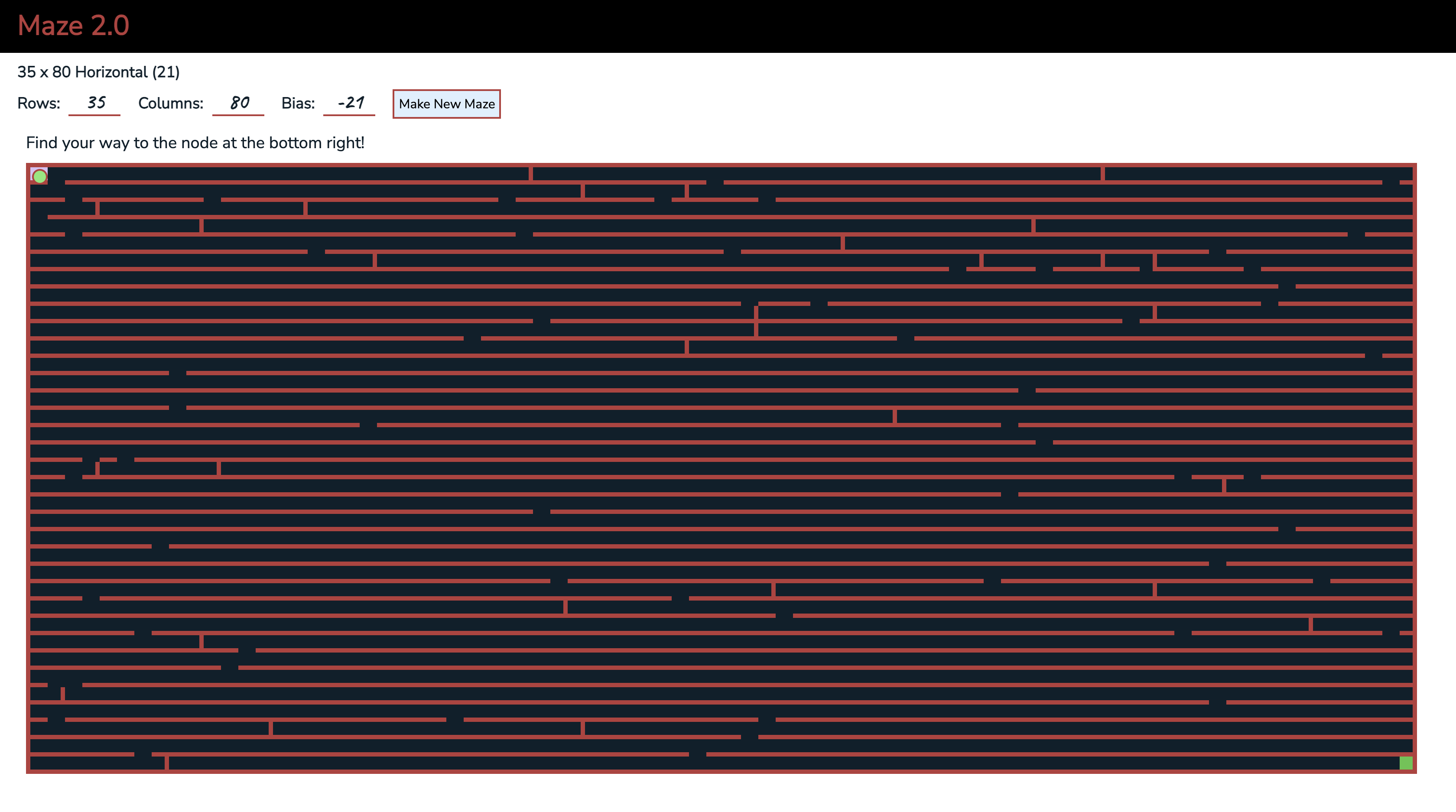 GitHub - SofieDunt/react-maze: The React frontend for a maze builder, solver, and player.