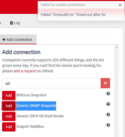 Generic SNMP Module · Issue #370 · bitfocus/companion-module-requests · GitHub