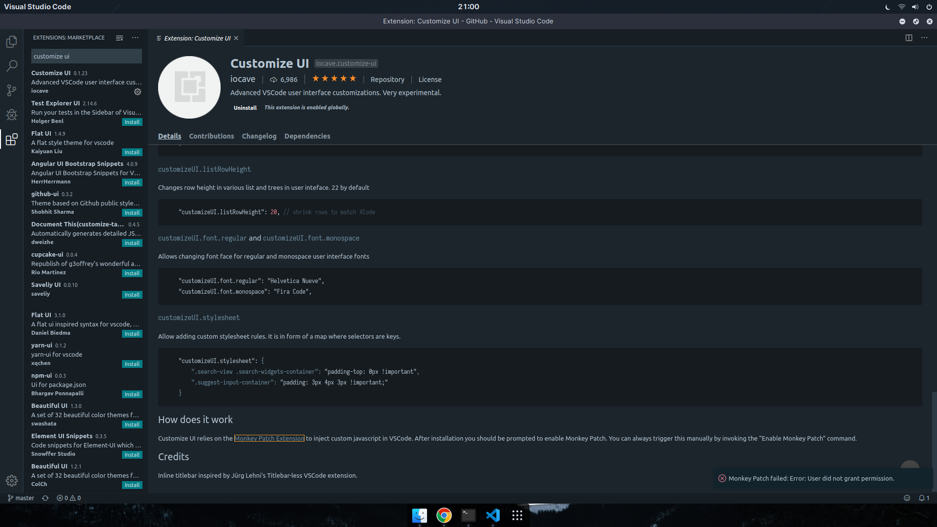 Enable failed? · Issue #5 · iocave/monkey-patch · GitHub