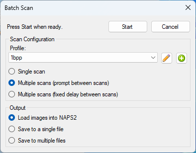 Batch Scan profile issues · Issue #73 · cyanfish/naps2 · GitHub