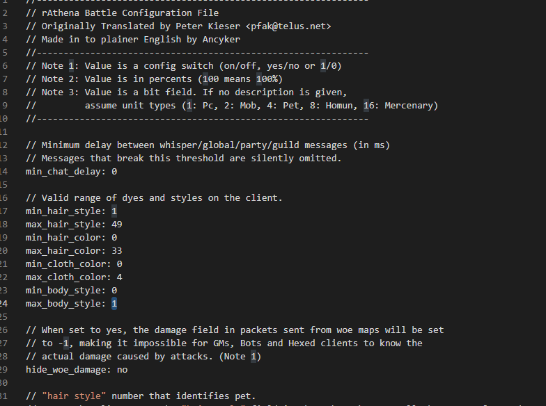 Cloth Color and Body Style set in client.conf isn't read · Issue #6012 ...