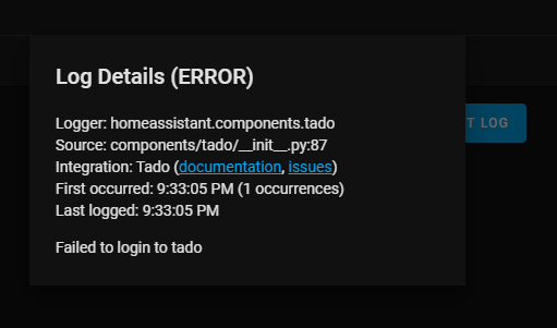 Failed to login to tado · Issue #40035 · home-assistant/core · GitHub