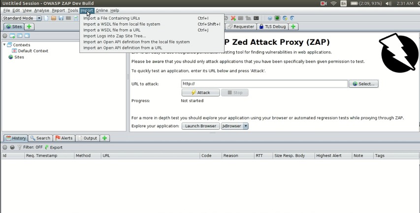 Update add-ons to use new Import menu · Issue #3578 · zaproxy/zaproxy · GitHub