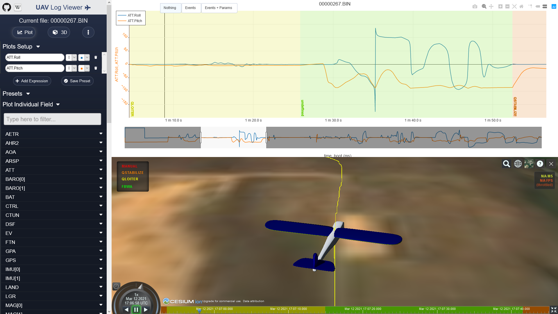 QACRO mode not handled properly · Issue #263 · ArduPilot/UAVLogViewer · GitHub
