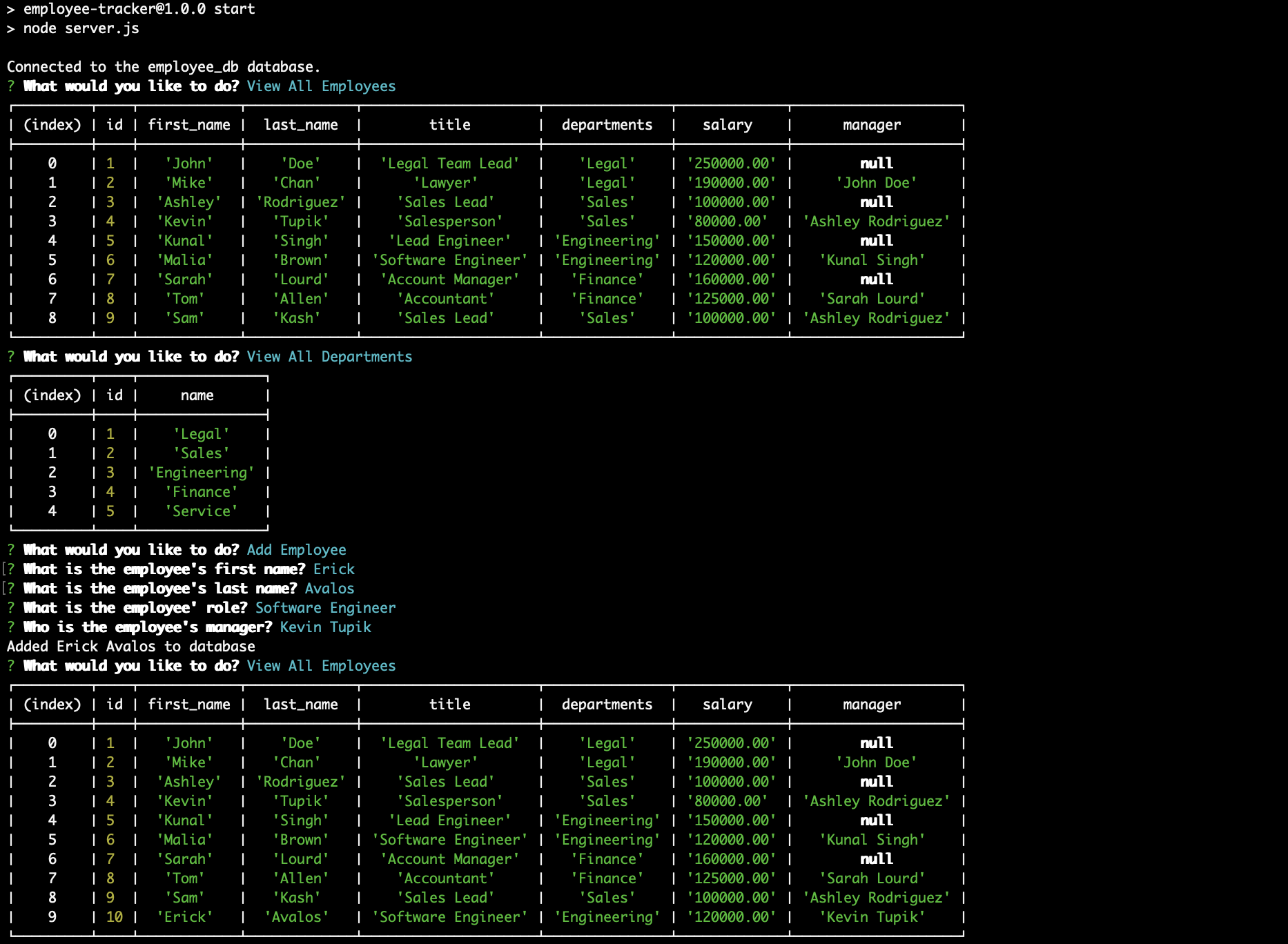 GitHub - erickjavalos/employee-tracker