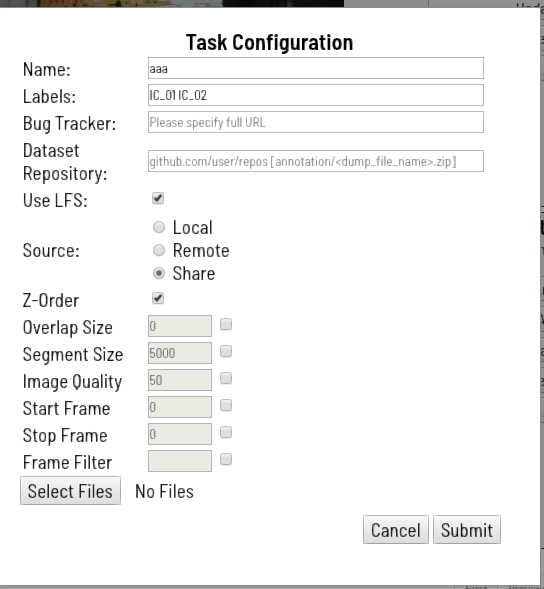 Can not creating task with large total size · Issue #799 · cvat-ai/cvat · GitHub