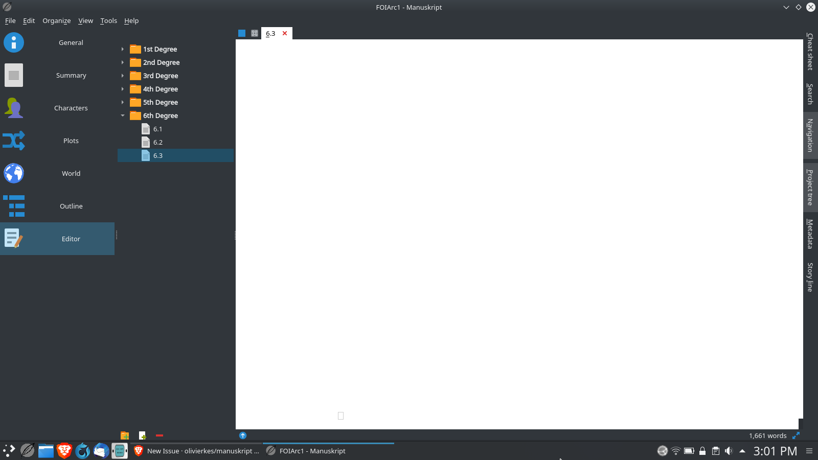 Editor does not show text · Issue #472 · olivierkes/manuskript · GitHub
