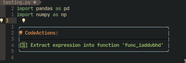 Code Actions Stopped Working Since Last Commit · Issue 133 · Nvimdevlspsaganvim · Github 8327