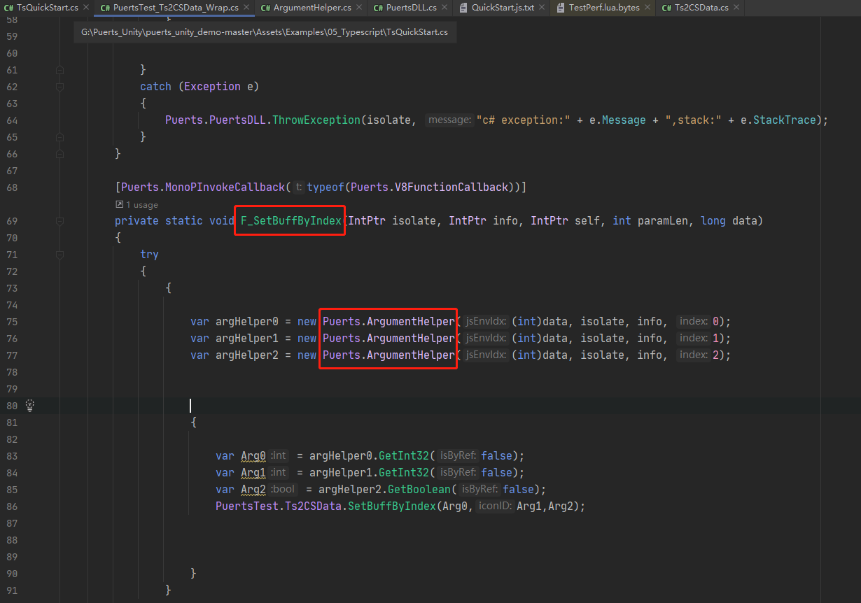 [unity]建议优化C# Wrap层中ArgumentHelper构造函数中非必要的JsValueType获取，用到时再获取，减少与c++胶水层的交互次数 · Issue #316 ...