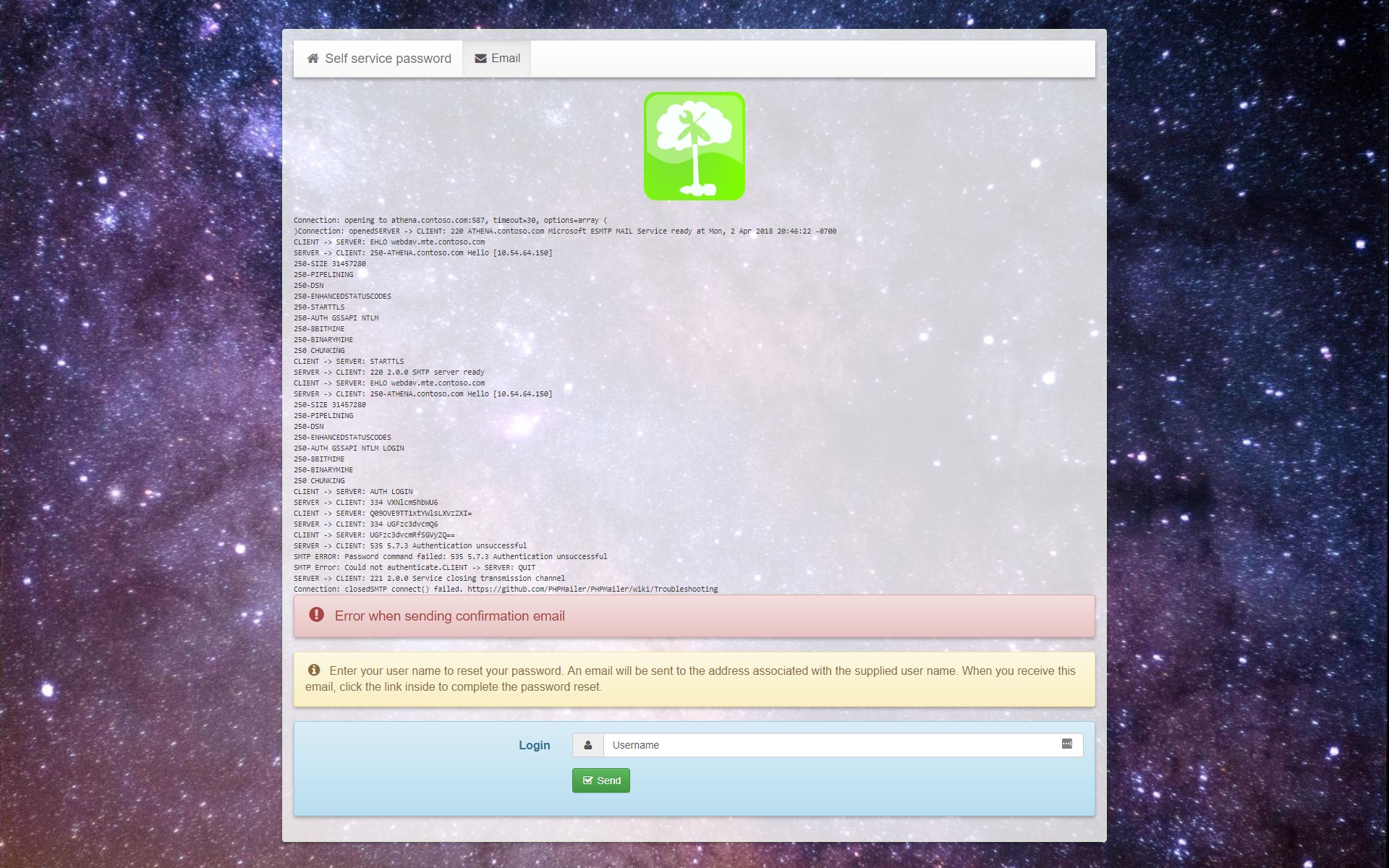 Please wrap mail debug ouput in tags. · Issue #197 · ltb-project/self ...