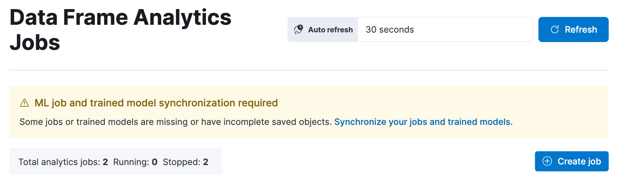 [ML] Data frame analytics: Saved object not created for model's space awareness. · Issue #144106 ...