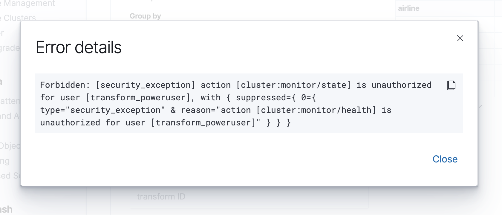 Ml Transforms Additional Privileges Needed · Issue 55568 · Elastickibana · Github