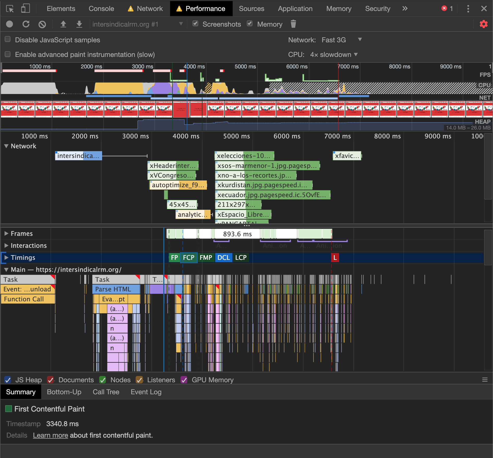 Warn that devtools performance trace will not match metrics · Issue #9971 · GoogleChrome ...