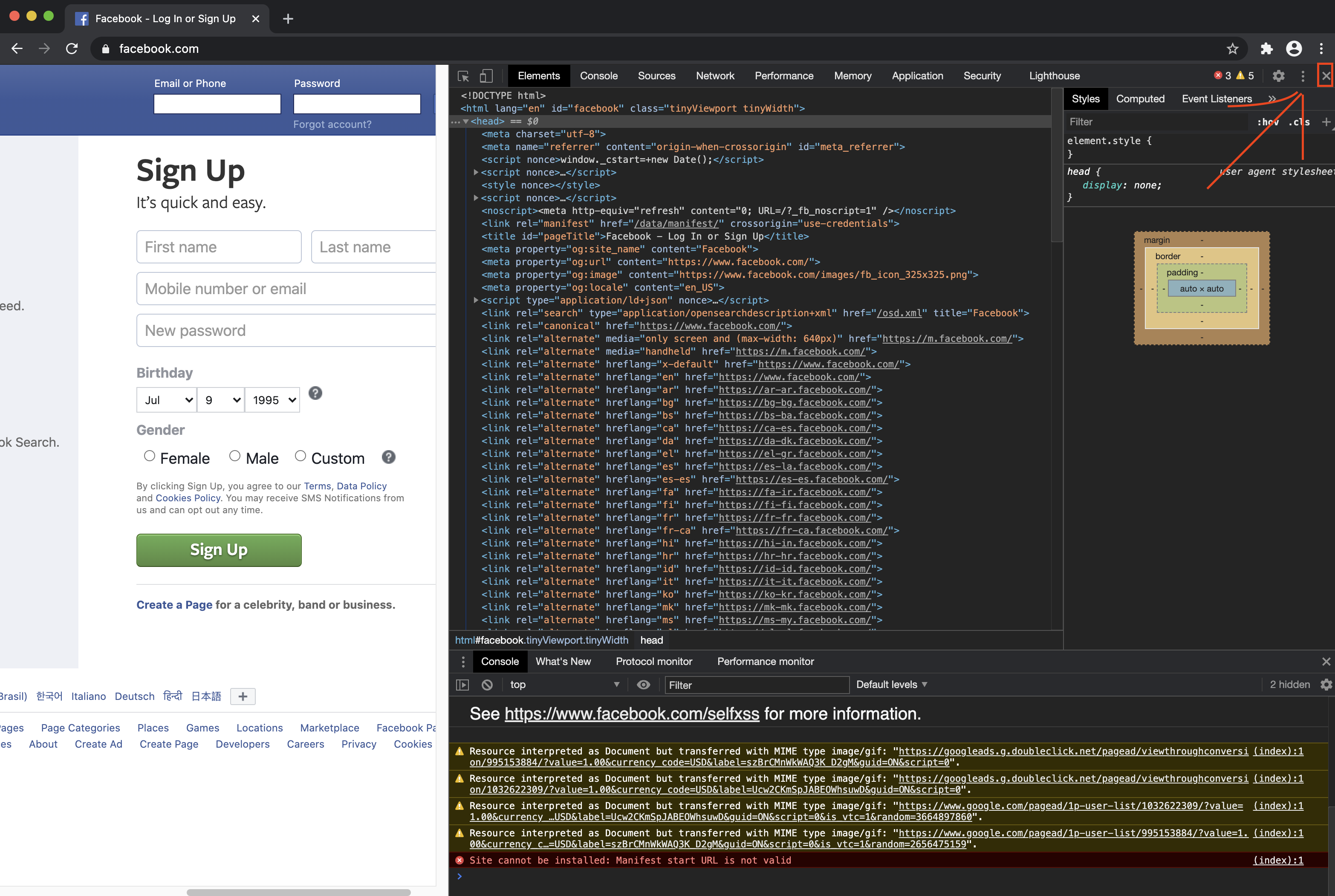 How to get out of developer mode · Issue #11074 · GoogleChrome/lighthouse · GitHub