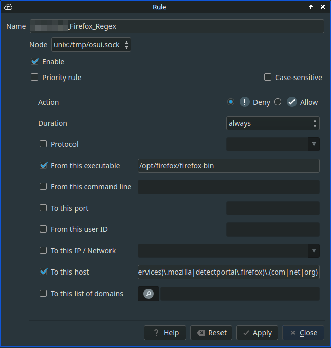 List of domains seem ineffective · Issue #600 · evilsocket/opensnitch · GitHub