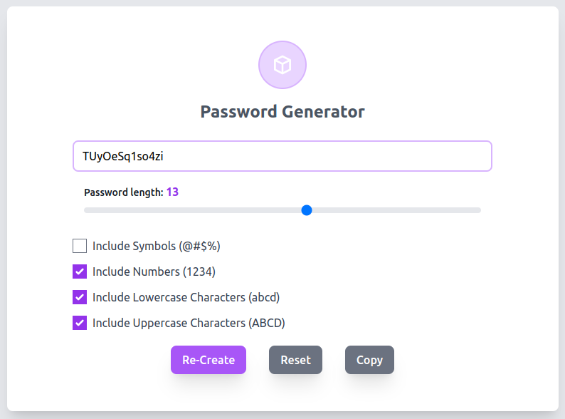 GitHub - arutinn/password_generator: Simple JS app to generate a random password