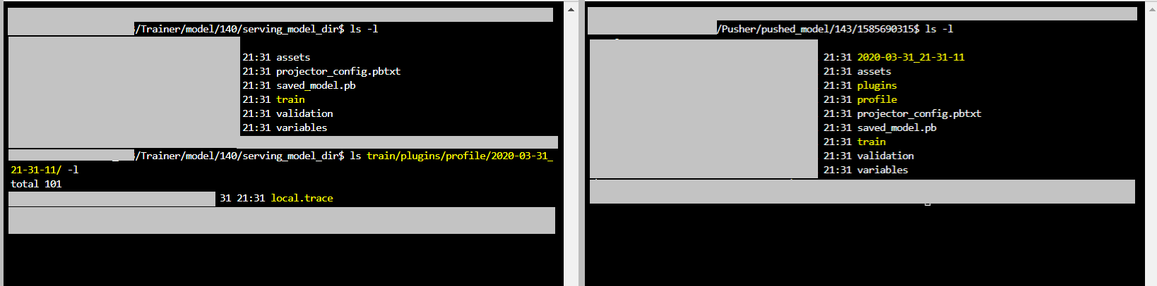 Pusher component is unable to copy all the Keras model files from Trainer component · Issue ...