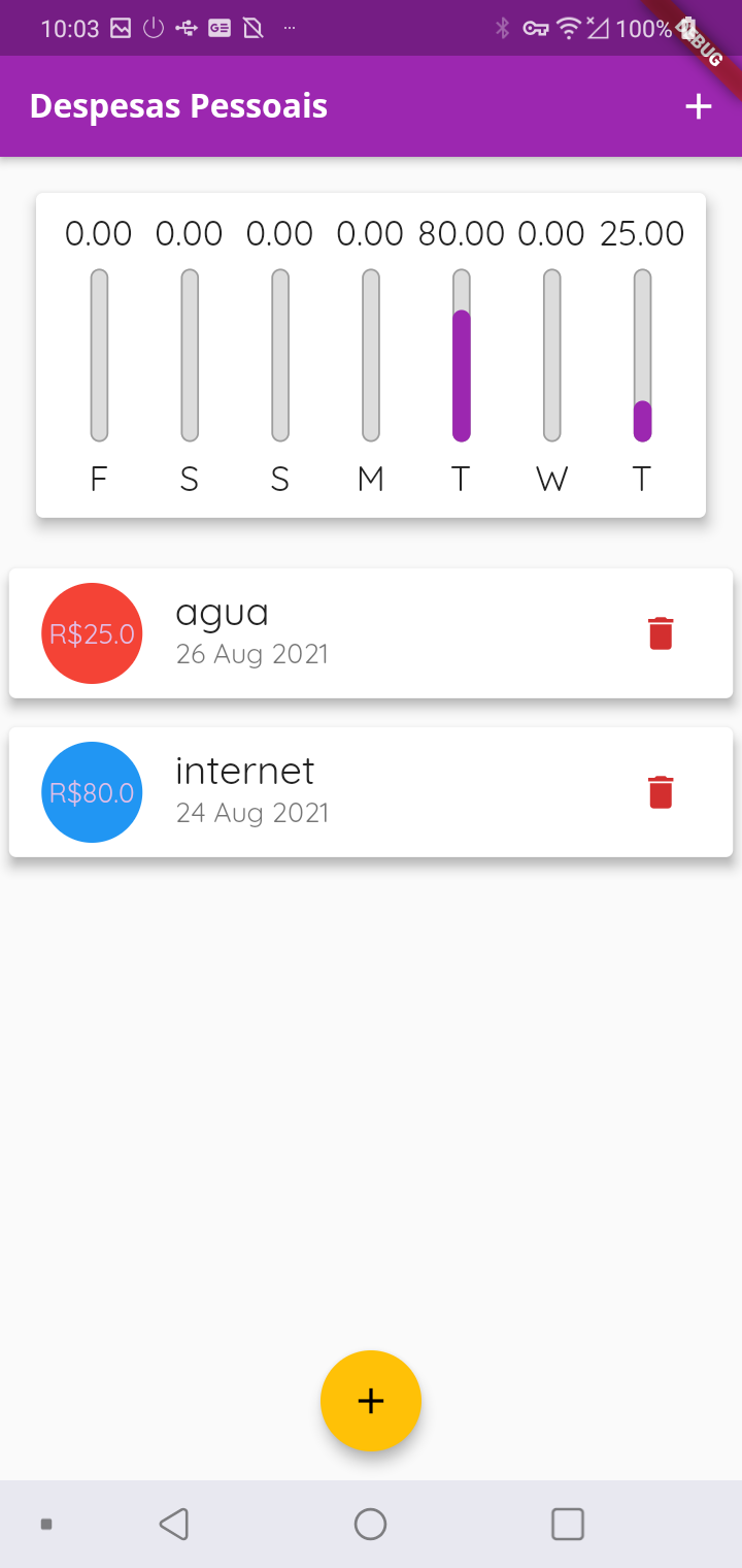 GitHub - scmfaria/expenses-app: Application made in Flutter language to control expenses