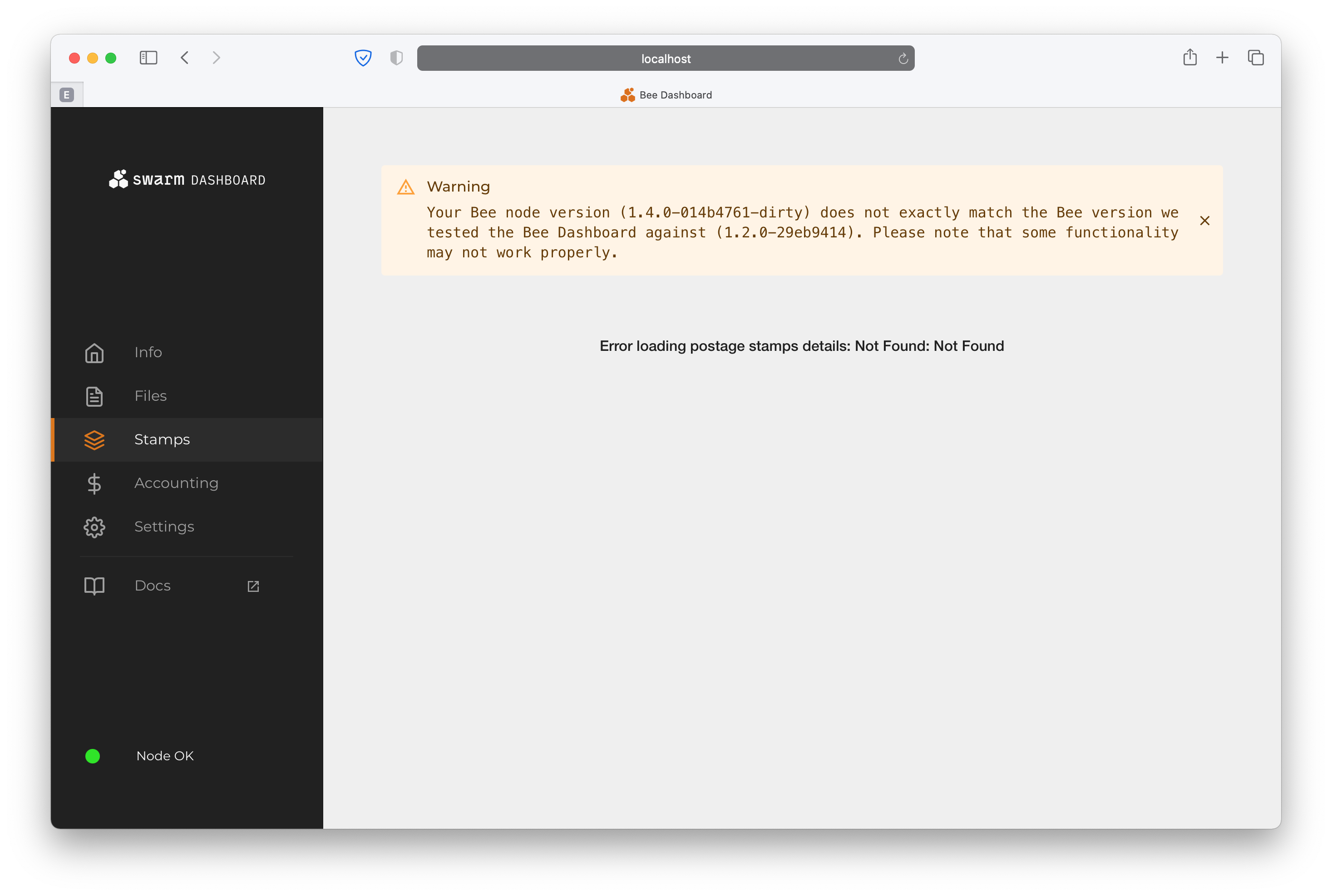Stamps only work on the debug endpoints in Bee 1.4 · Issue #247 · ethersphere/bee-dashboard · GitHub