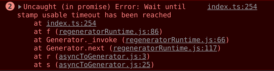 Upload fails with stamp error · Issue #462 · ethersphere/bee-dashboard · GitHub