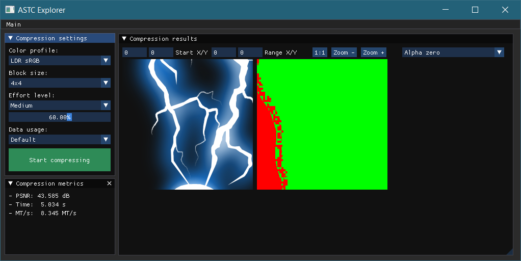 ASTC encoder doesn't favor transparent pixels · Issue #262 · ARM-software/astc-encoder · GitHub