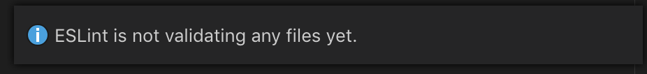 Eslint Is Not Validating Any Files Yet · Issue 628 · Microsoftvscode Eslint · Github 