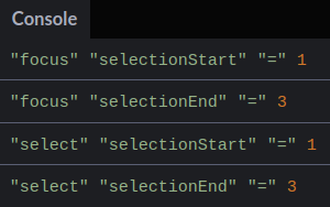 jsdom does not update input selection invoking `setSelectionRange` on focus callback · Issue ...