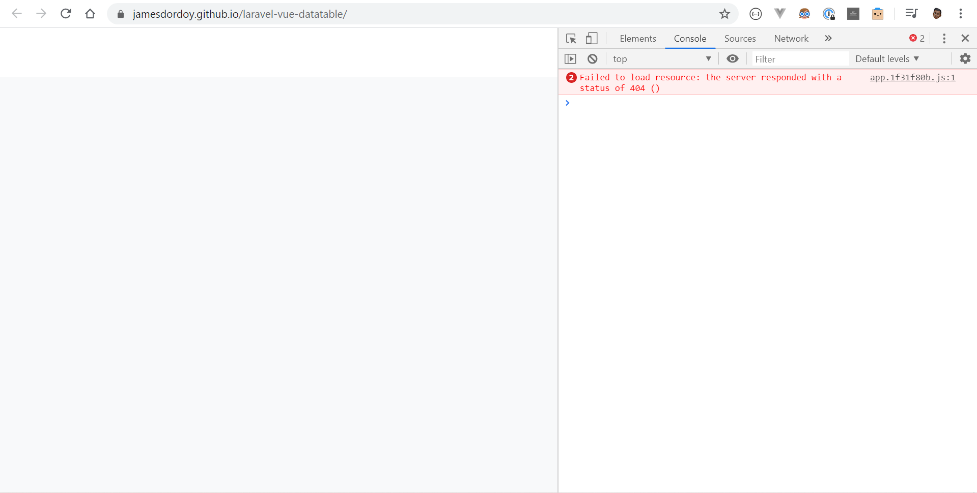 the documentation page isn't load · Issue #45 · jamesdordoy/laravel-vue-datatable · GitHub