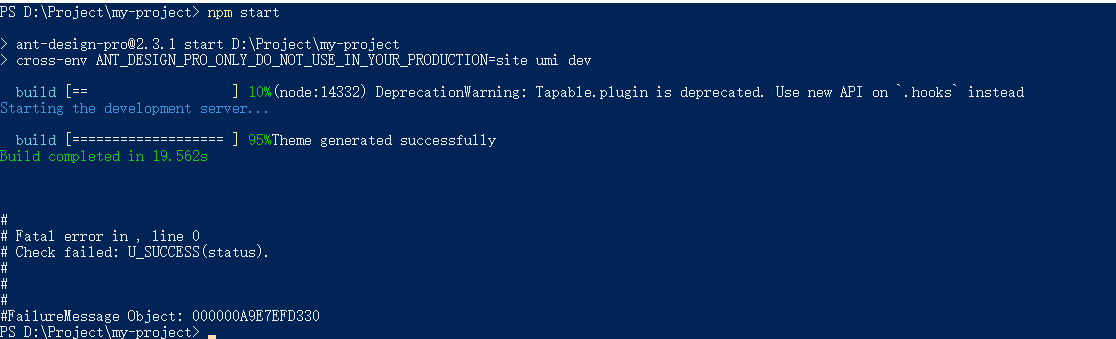 新克隆下来安装依赖，husky报错，无法启动 FailureMessage Object: 000000A9E7EFD330 · Issue #4109 · ant-design/ant ...