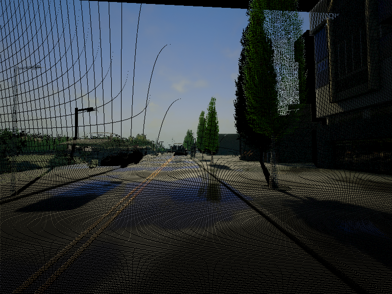 Question about distortion in scene image from CARLA simulator · Issue ...