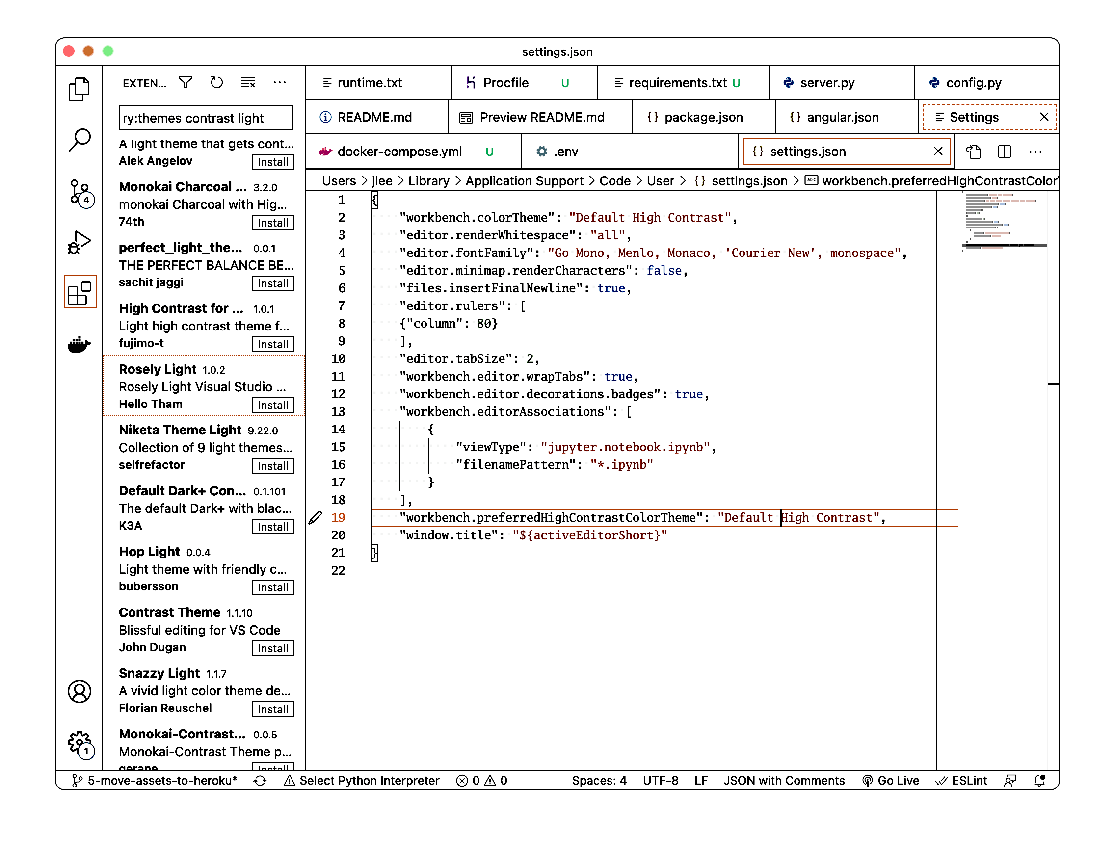[theme] improve HC detection on MacOS · Issue #107359 · microsoft/vscode · GitHub