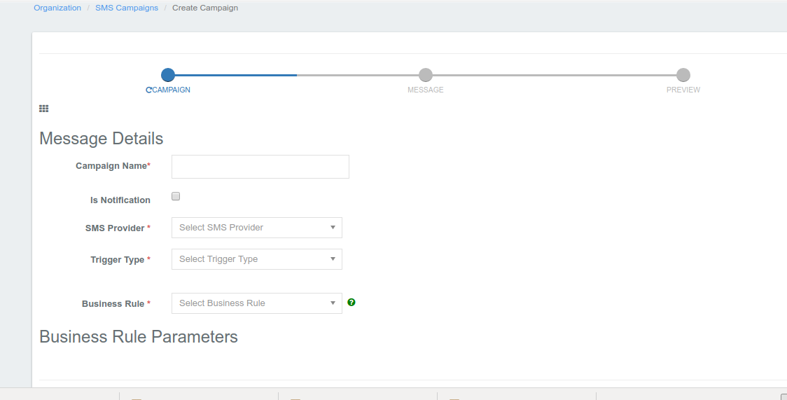 SMS Campaigns: Create SMS Campaign · Issue #167 · openMF/web-app · GitHub