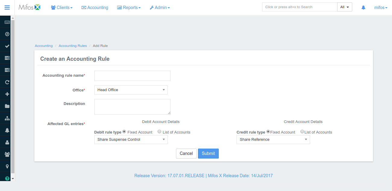 Accounting: Accounting Rules · Issue #206 · openMF/web-app · GitHub
