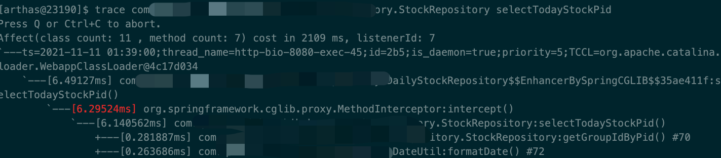 trace存在ms级的性能损耗吗？ · Issue #2025 · alibaba/arthas · GitHub