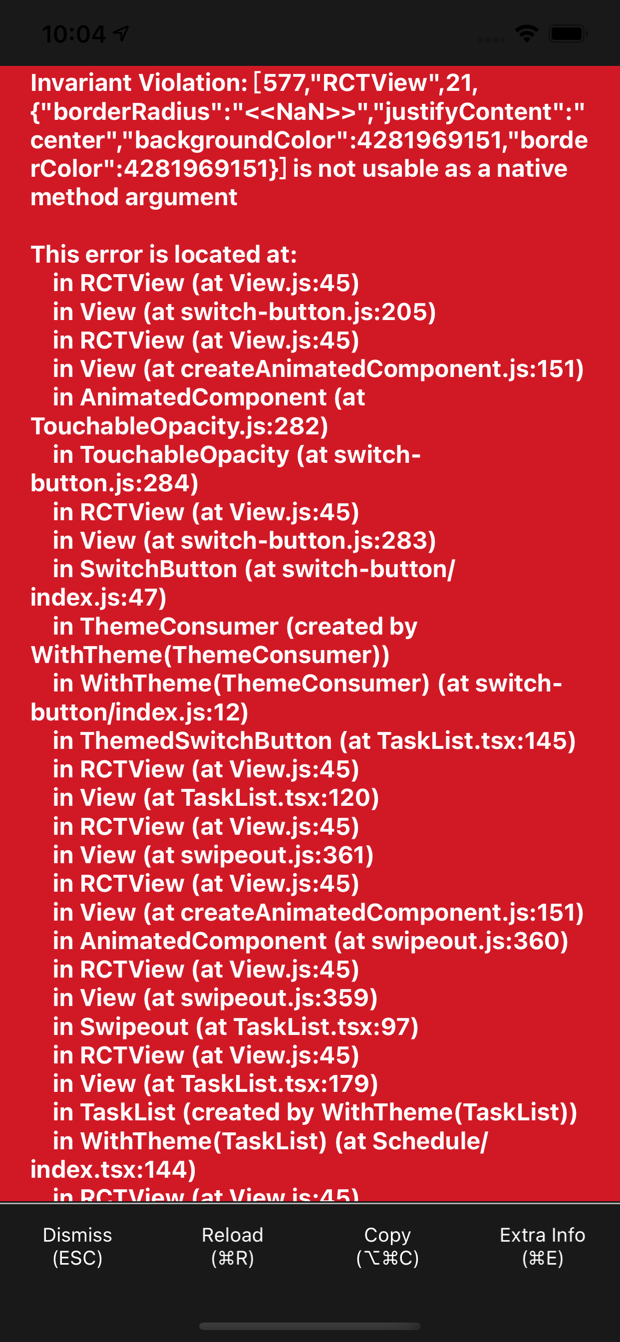 SwitchButton Size属性不传报错 · Issue #62 · tuya/tuya-panel-kit · GitHub