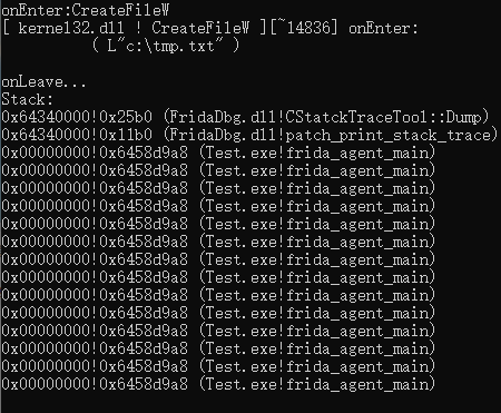 how to print stacktrace on windows · Issue #2462 · frida/frida · GitHub