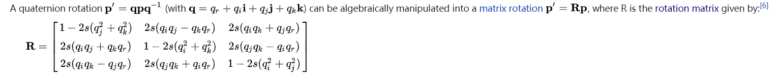 quaternion_to_matrix returns row major matrix instead of column major ...