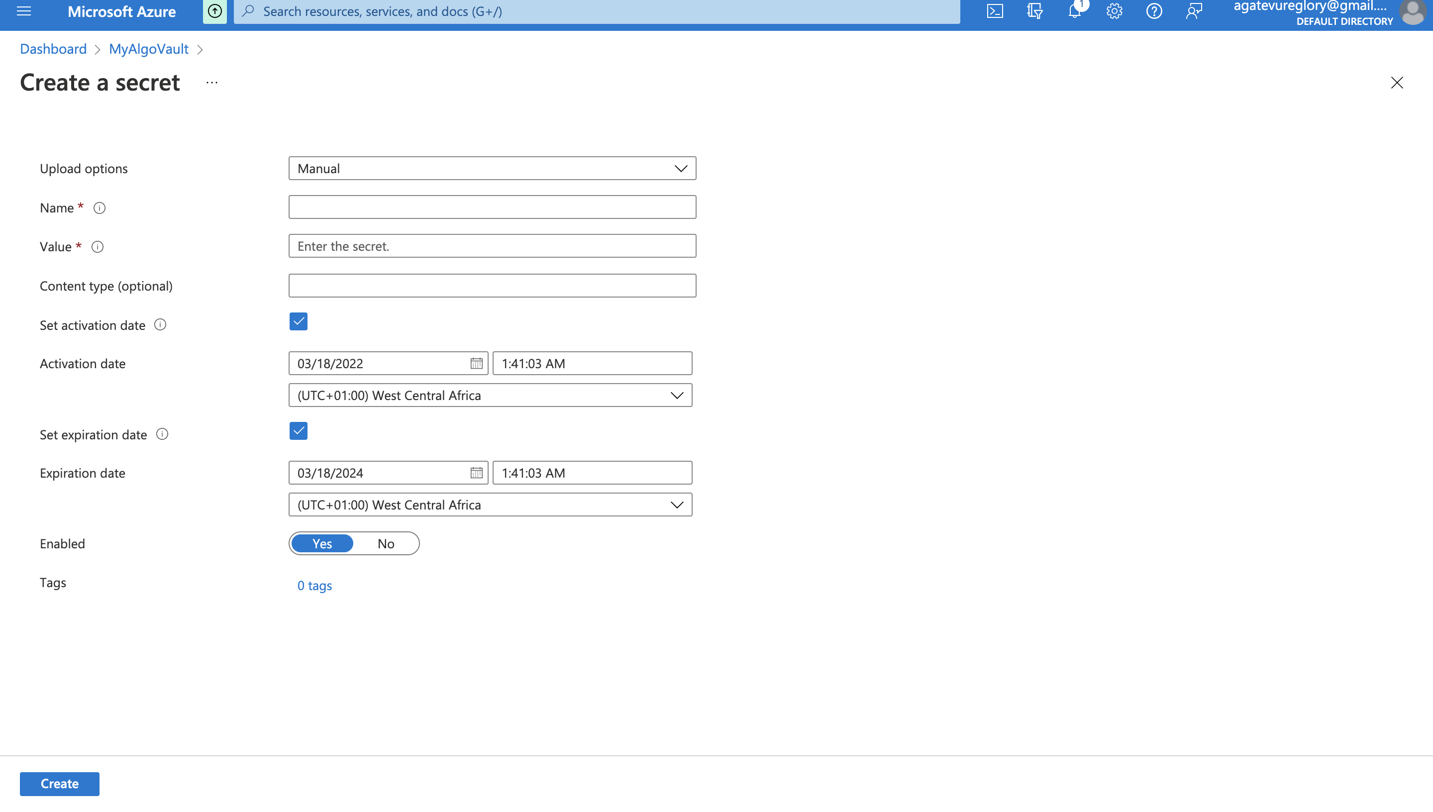 GitHub - gconnect/algorand-azure-keyvault: Azure key vault integration to secure Algorand ...
