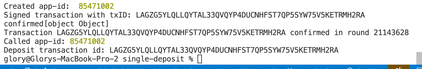 GitHub - gconnect/single-deposit: Single deposit transaction with Pyteal