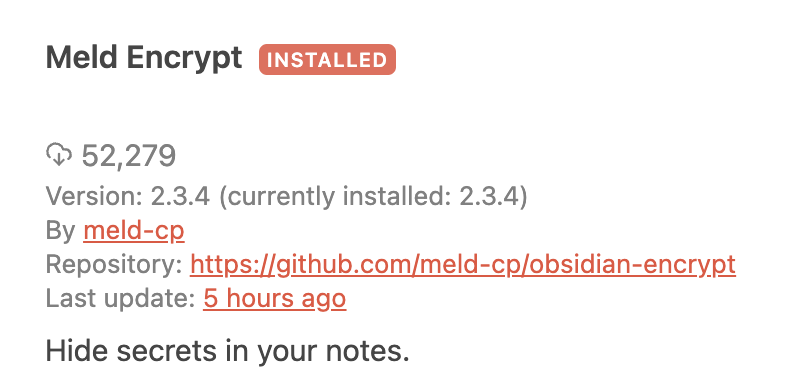 Enabling the plugin makes dataview not work anymore · Issue #136 · meld-cp/obsidian-encrypt · GitHub