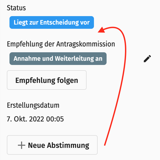 Motion Detail View Show New Vote Button Below The Status · Issue 1755 · Openslides 