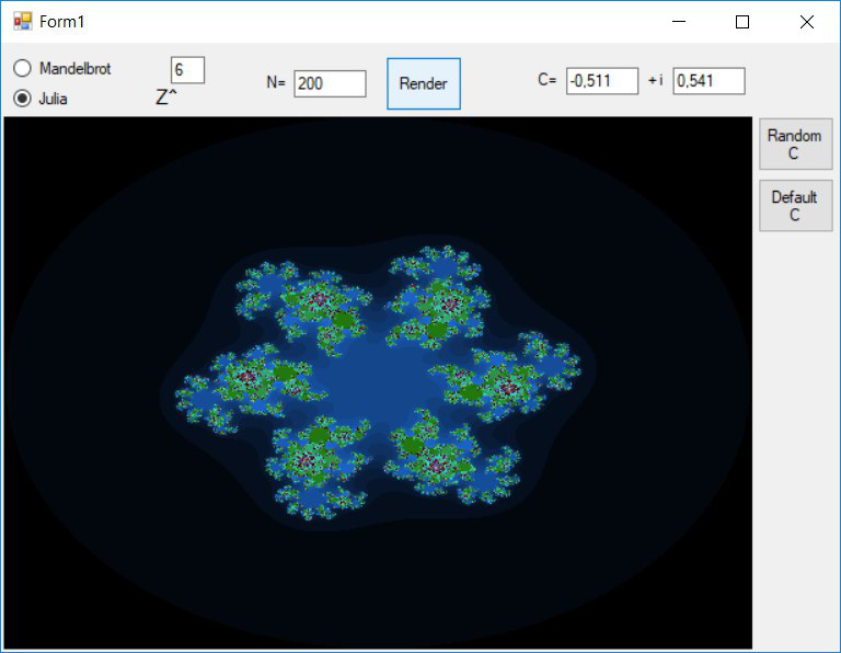 GitHub - DNikolaiev/Fractals: Visual representation of any Mandelbrot ...