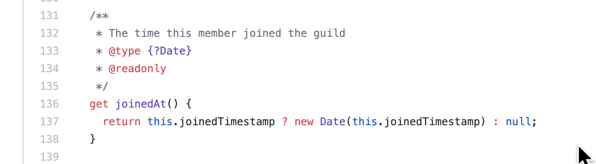 GuildMember.joinedAt Should Not Be Nullable · Issue #3533 · discordjs/discord.js · GitHub