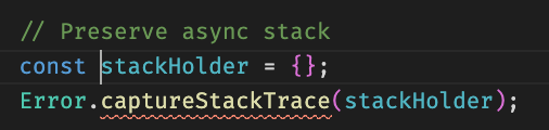 Async Stack Trace Capturing For Typescript Users · Issue #5251 · denoland/deno · GitHub